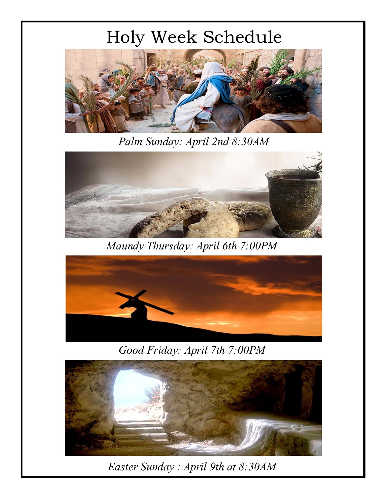 Holy Week 2023 | Manchester Methodist Church